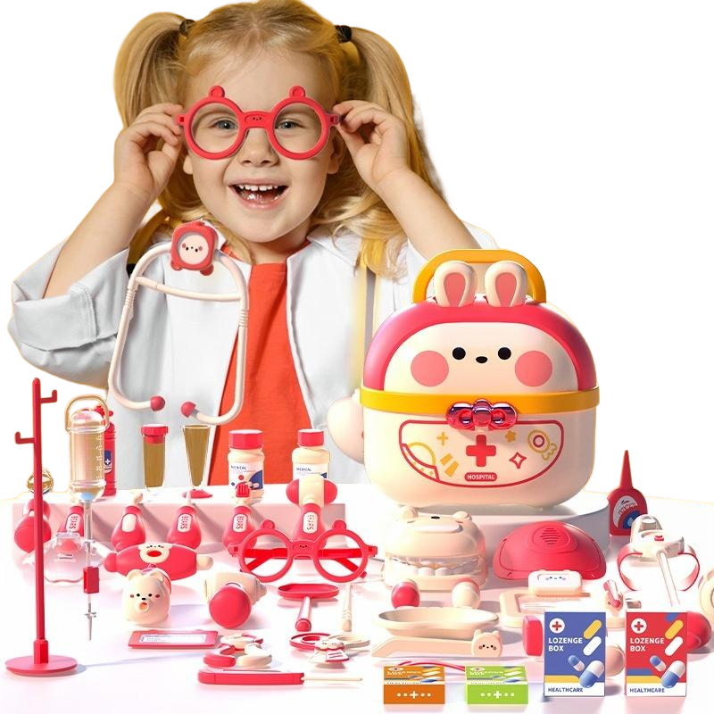64pcs Pretend Play Doctor Nurse Toy Set Girls Boys Medical Box Set ...