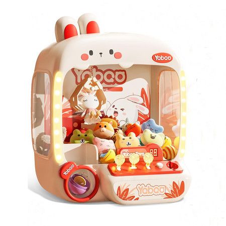 Rabbit Claw Machine for Kids Boys, Mini Arcade Candy Vending Machine ...