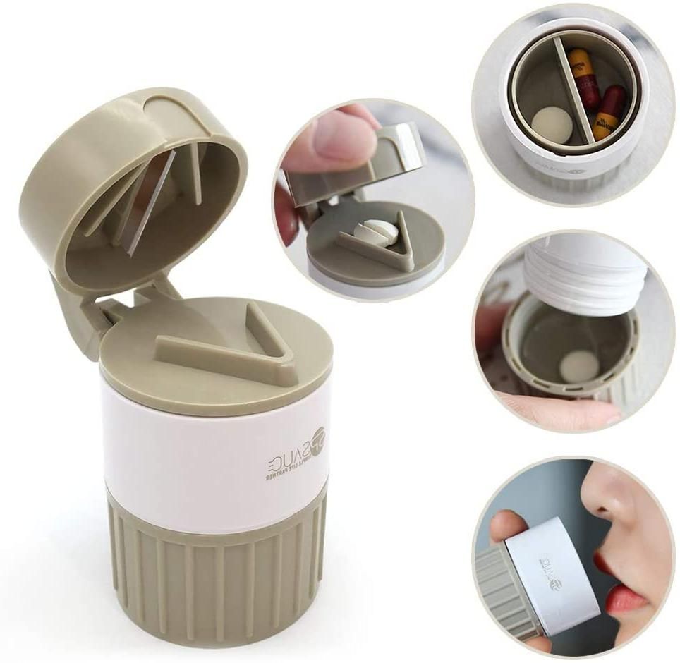 Ultimate Pill Management Tool: 4-in-1 Pill Cutter, Crusher, Grinder ...
