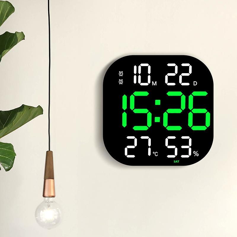Extra Large Hanging Clock with Remote Control Day and Date for Elderly ...