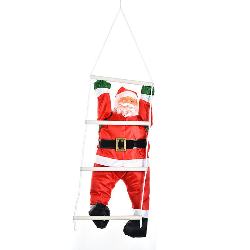 25cm Santa Claus Climbing Ladder Ornament Christmas Tree Decor for ...