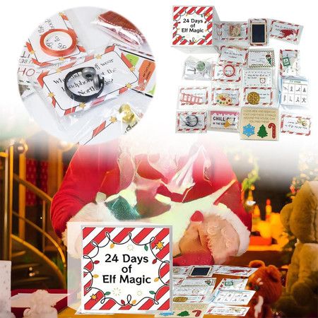 Elf kit 24 Days of Christmas Elf Magic Kit,2024 Fun Elf Activities ...