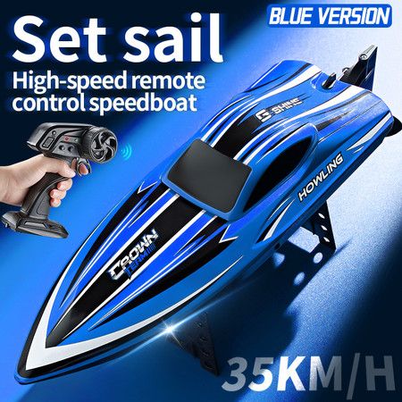 Remote Control Boat for Pools and Lakes, Underwater RC Speed Boat, Mini ...