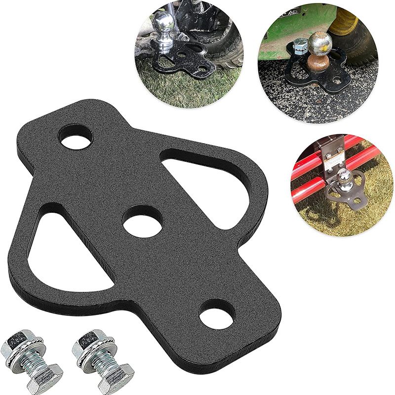 3-Way Trailer Hitch Adapter with Bolt Sturdy Construction Rust ...