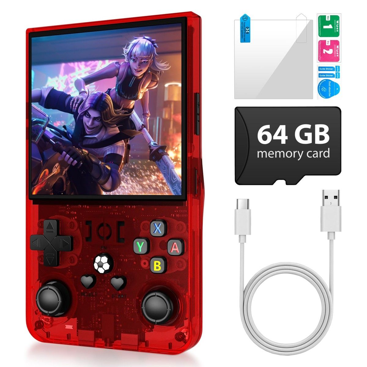 Retro Handheld Game Console with 64G Built-in 18000+ Classic Games ...
