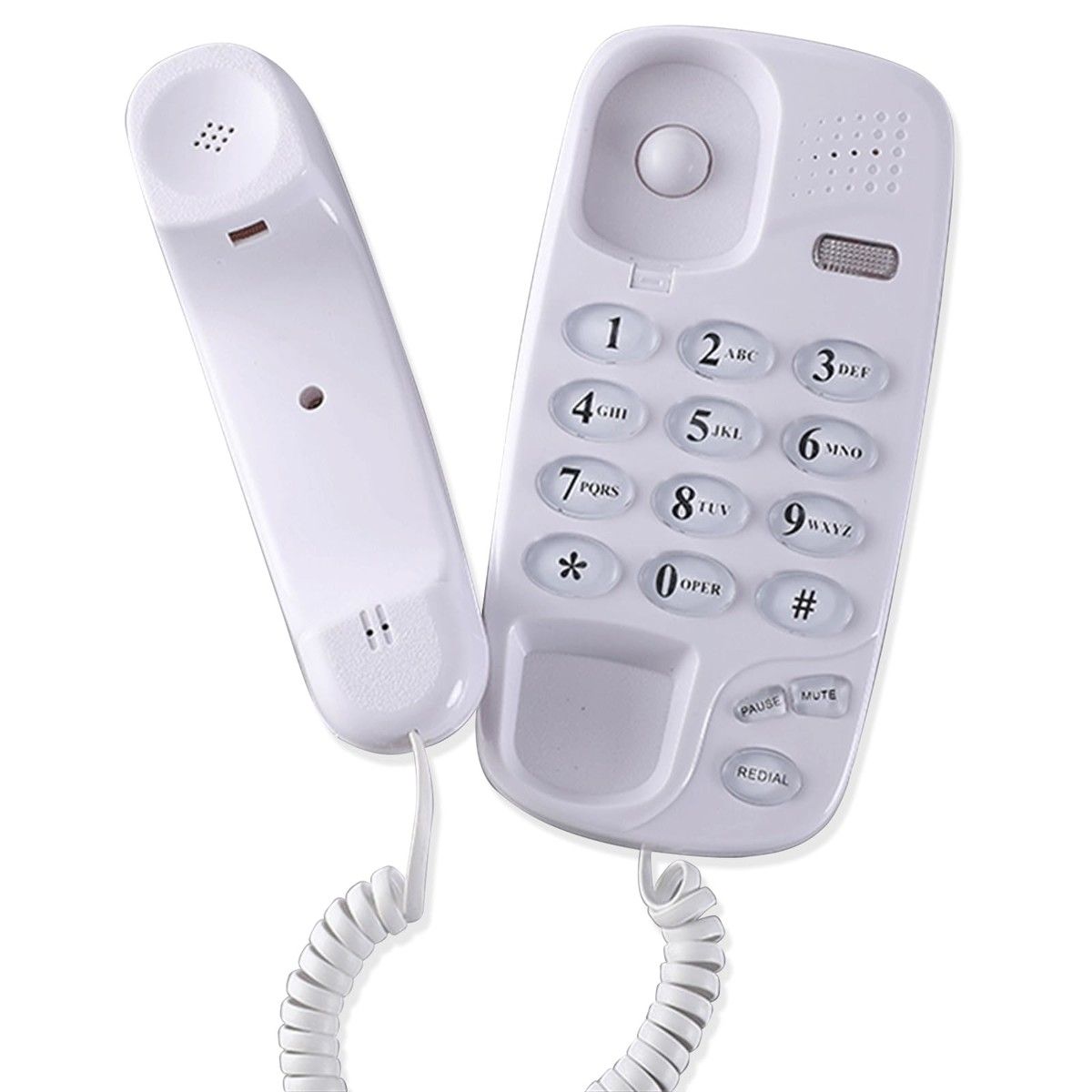 Corded Landline Telephone Wall Mountable Desktop Mute Pause Redial ...