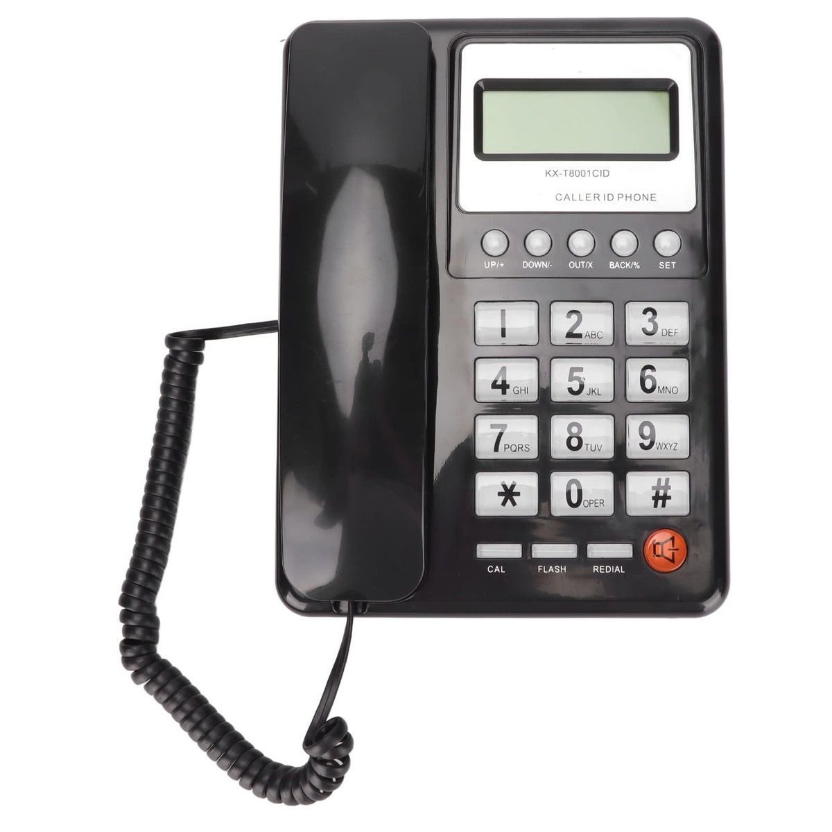 Corded Large FONT Destop Phone Caller ID Call Waiting LCD display ...