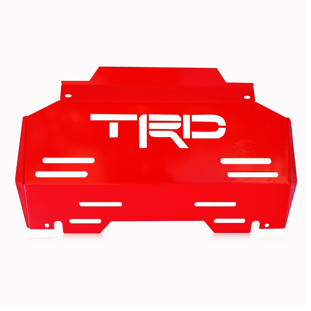 Steel Red Front Engine Cover Skid Bash Plate For Toyota Hilux Revo ...