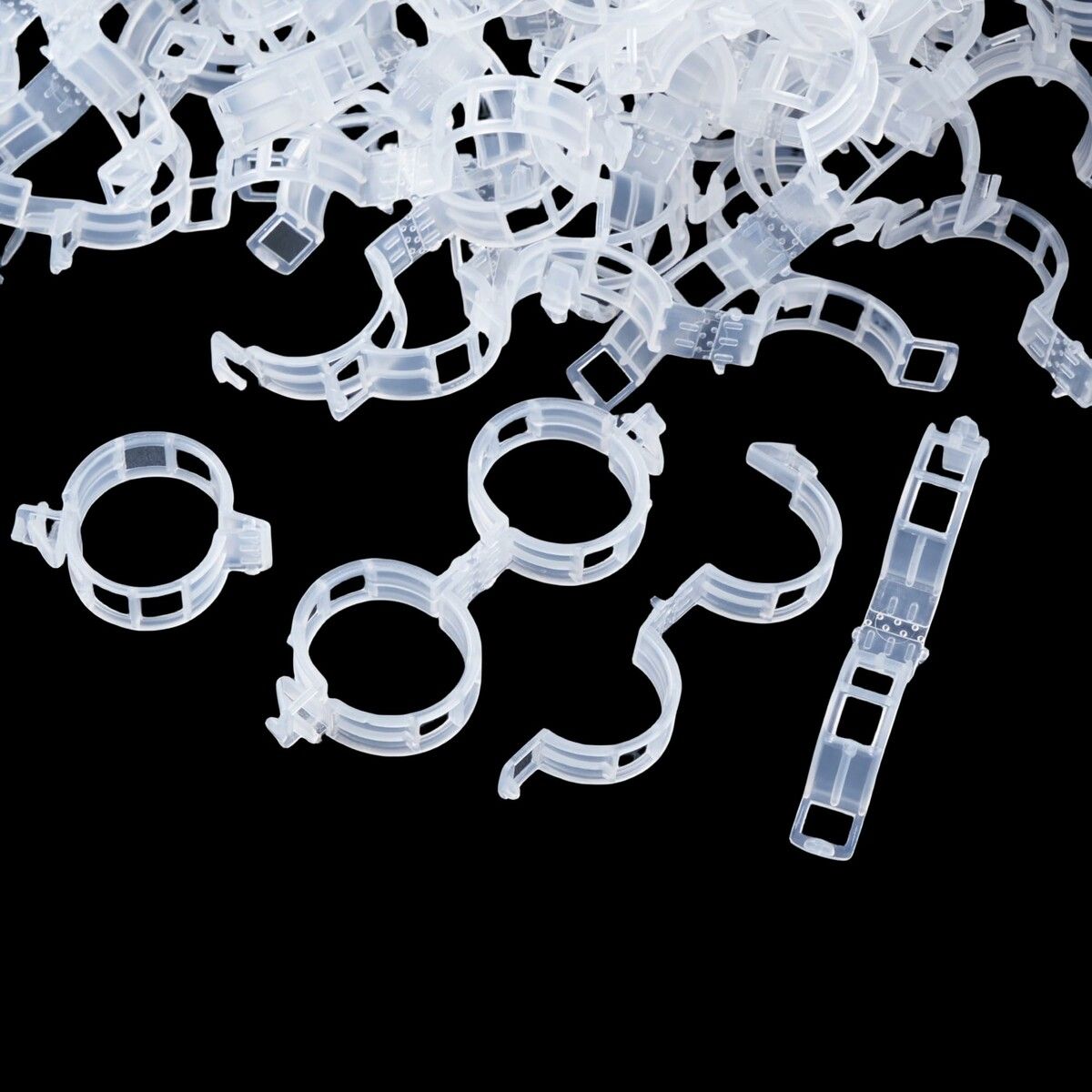 300 Pcs Plant Support Clips,Plastic Clips for Securing Plants,Tomato ...