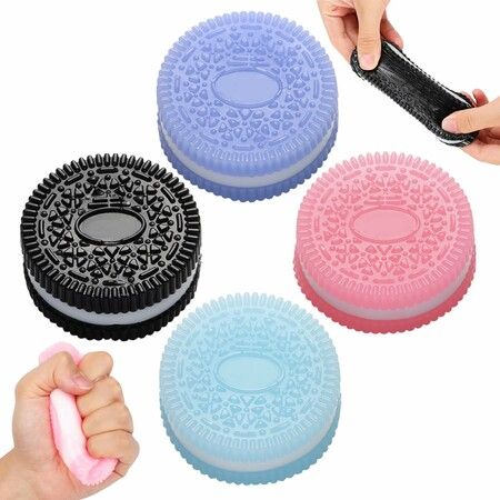 Fidget Squeeze Toys 4Pcs - Ultra-Soft Squishy Stress Relief Toys,Kawaii ...