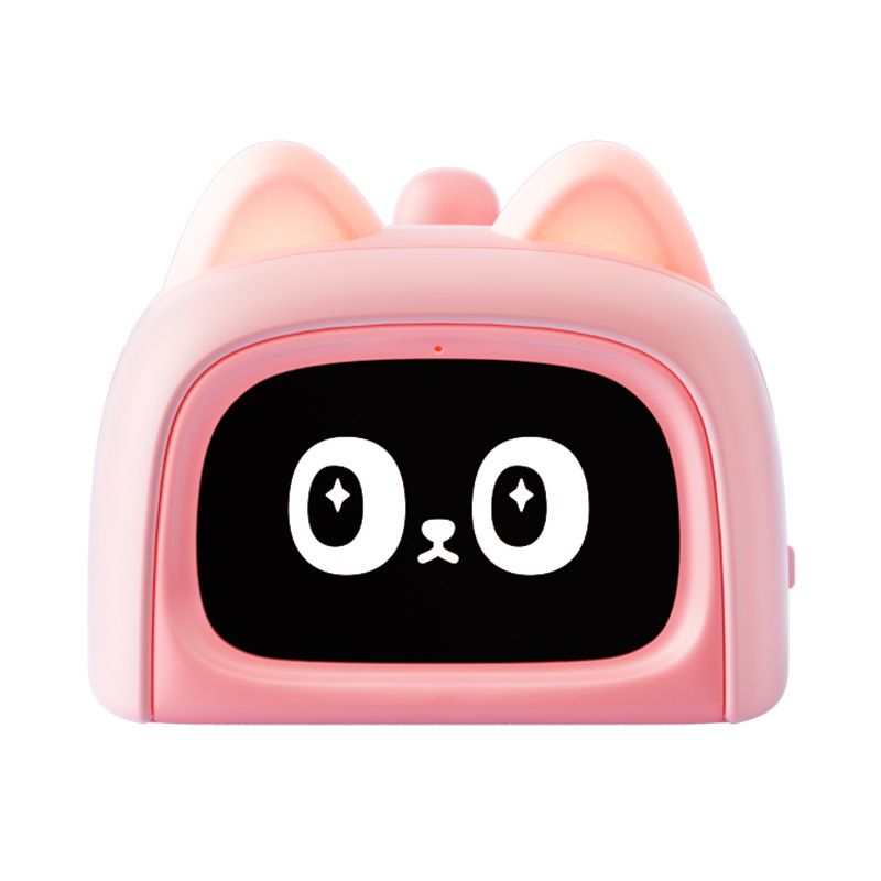 Pink Smart Alarm Clock with AI Dialogue Function Ideal For Elementary ...