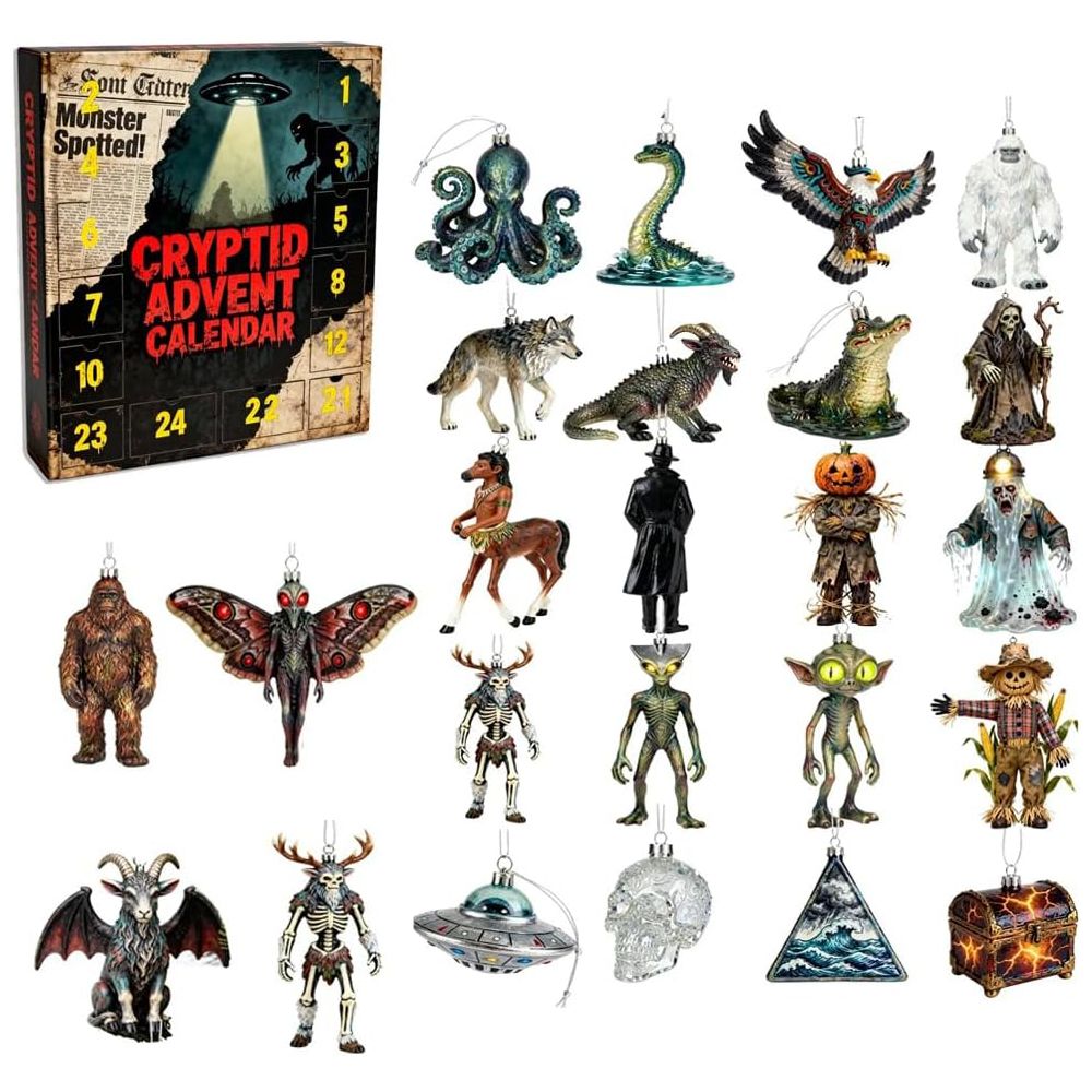 Mysteries of the Unknown, 2025 Cryptid Advent Calendar, 24 Days of ...